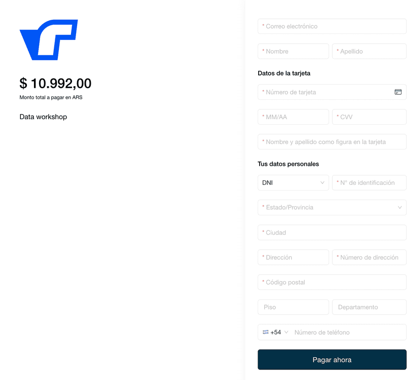 Checkout Landing - Rebill Docs